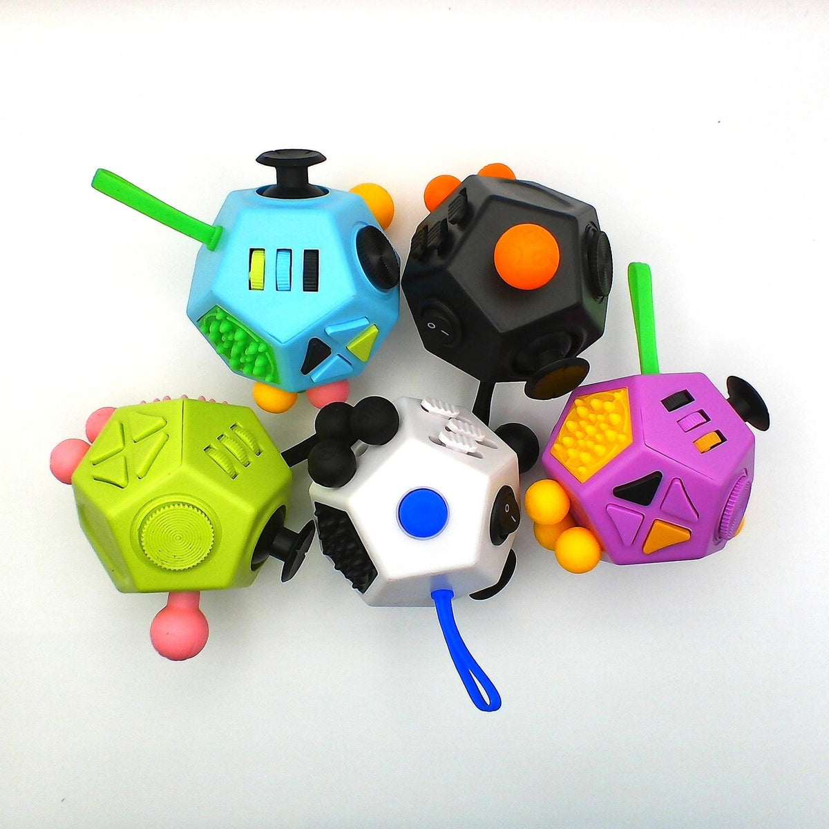 12 Sided Dodecagon Fidget Cube – Neurospicy Kidz